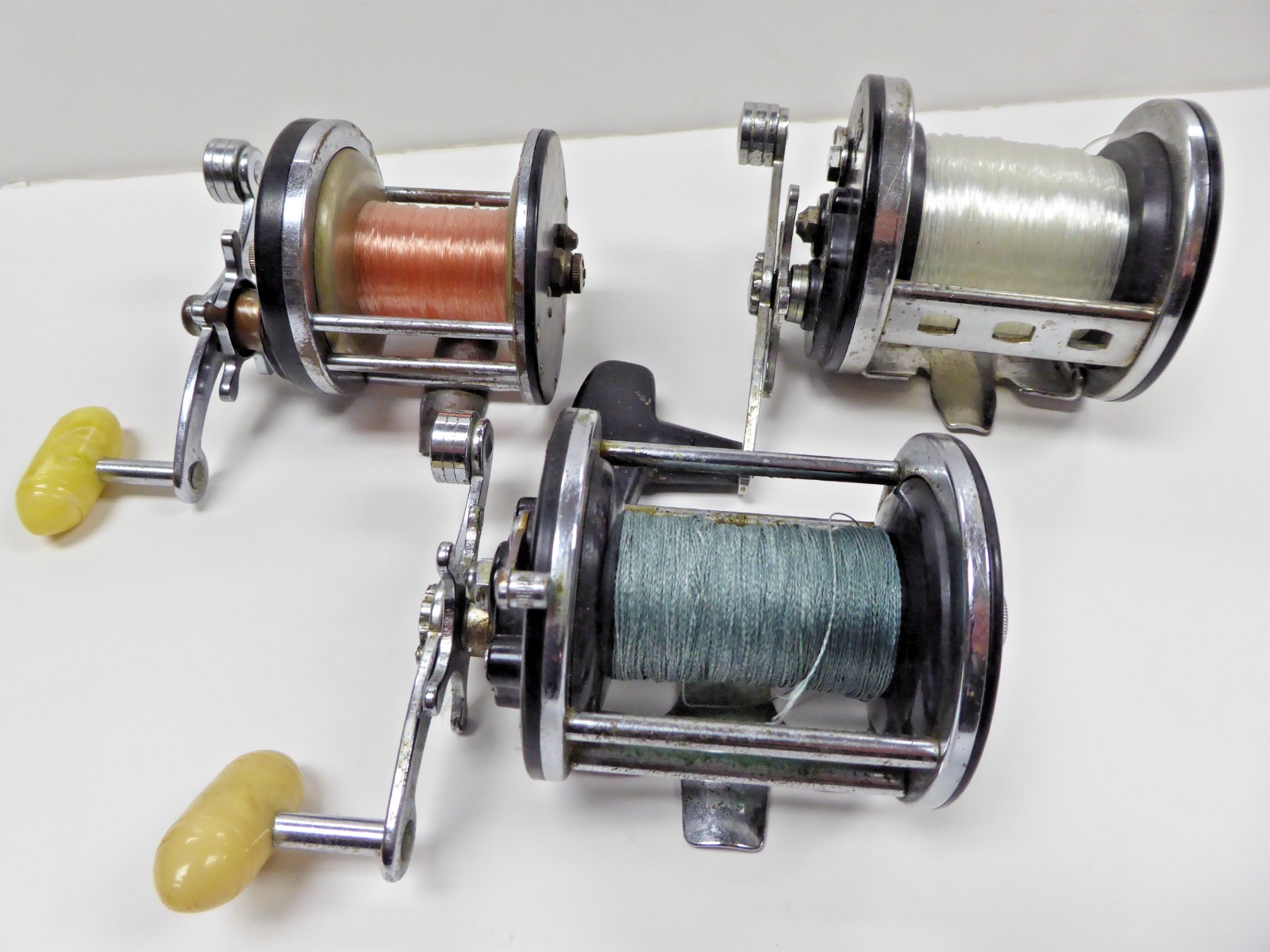 VTG Lot Of 3 Salt Water Reels Penn JigMaster, Penn # 155, Ohio 1975 ...