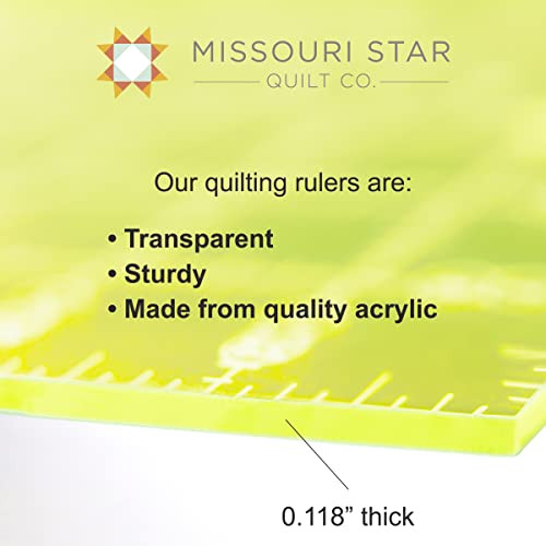 Missouri Star Quilting Rulers | Acrylic for Sewing, Measuring and ...