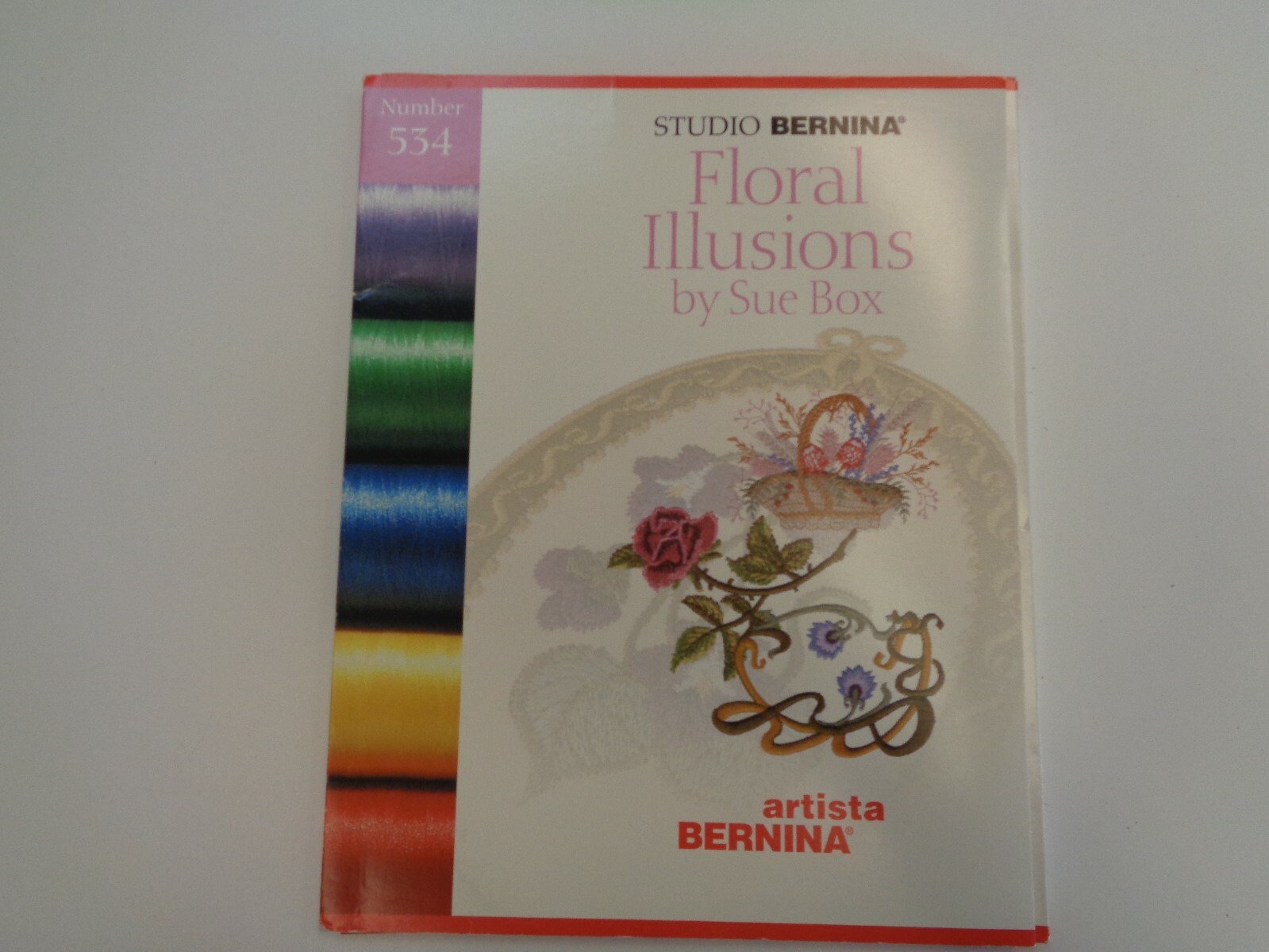 Bernina Bernette ART Embroidery Design Card #534 Floral Illusions by ...