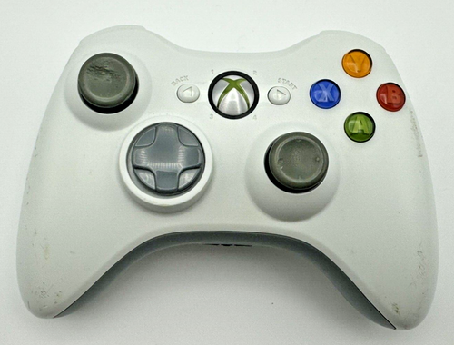 Official Xbox 360 OEM Wireless White Game Controller Official TESTED ...