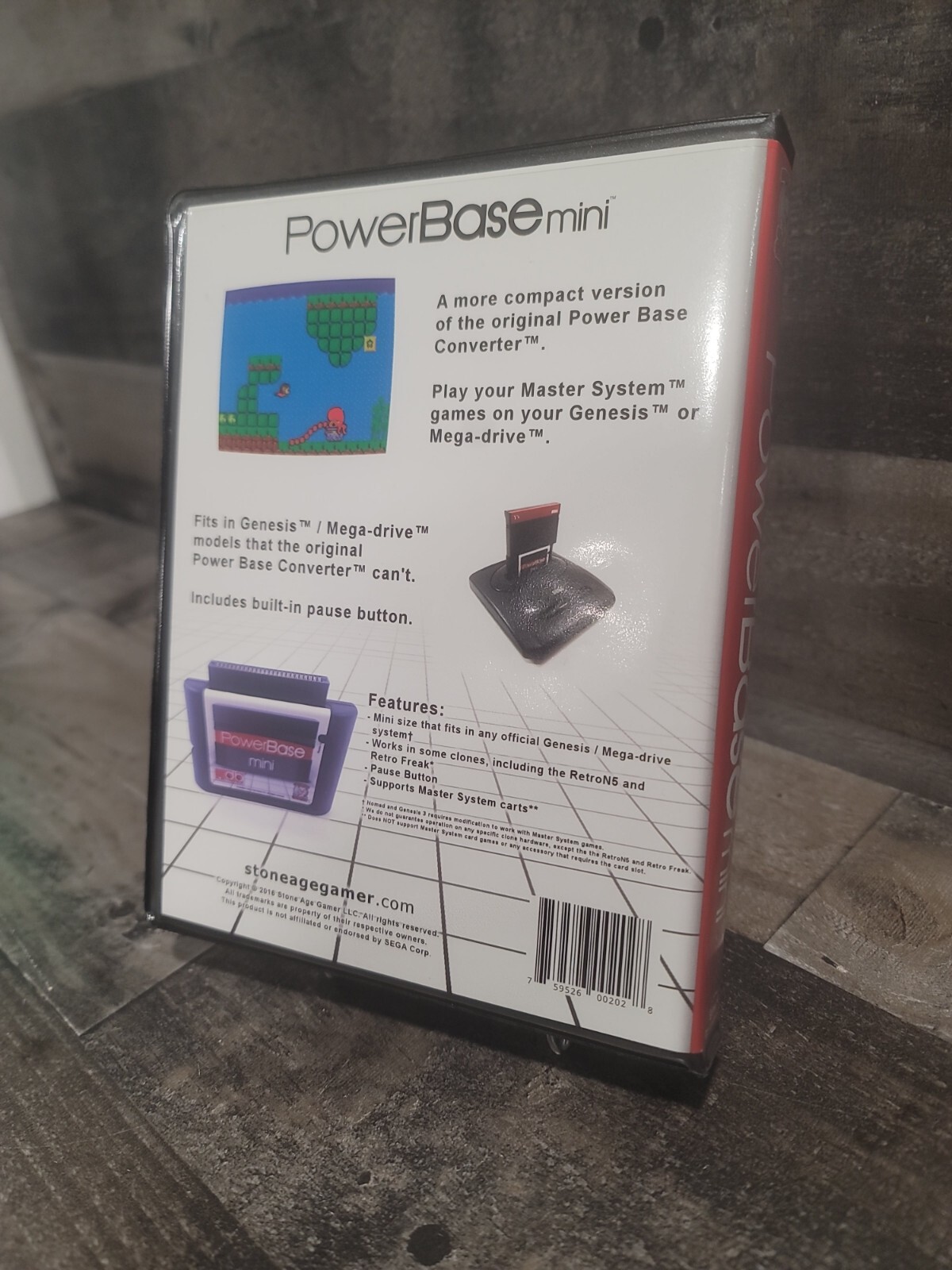 SEGA Genesis Master System Power Base Converter - MK1620 for sale ...