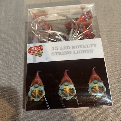 Christmas Gnome / gift Christmas Tree Mini 15 LED String Light Set ...