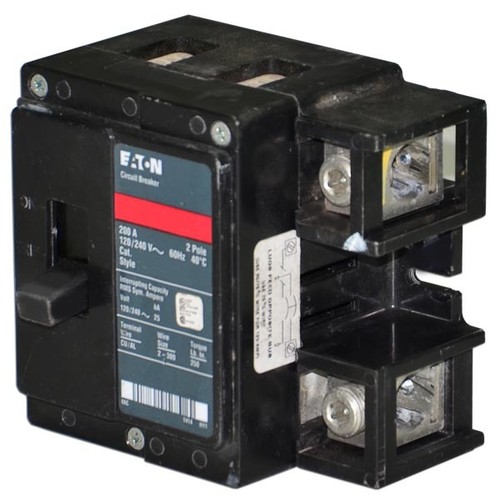 BW2200 Cutler Hammer 200 Amp 2 Pole Circuit Breaker -MSE | eBay