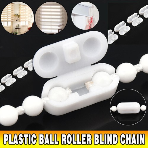 Plastic Ball Roller Blind Chain Cord Connector Joiner Vertical Roman ...