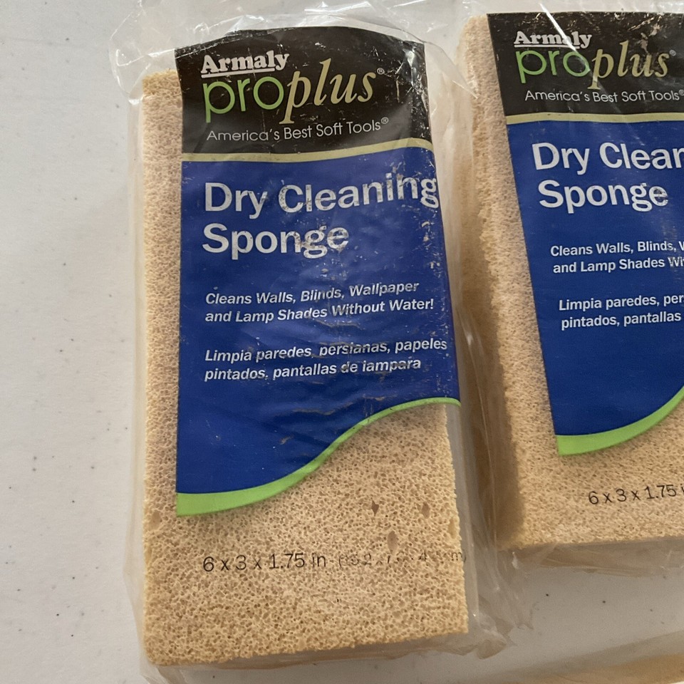 Dry Cleaning Sponge Pro plus 6 inch Cellular Foam Dense Lot 3 | eBay