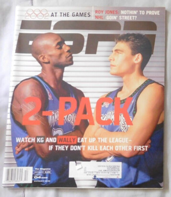 ESPN Magazine March 4 2002 Kevin Garnett Wally Szczerbiak Minnesota ...
