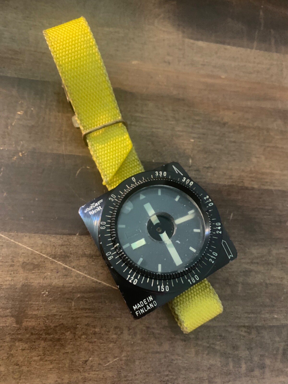 AMF Voit Vintage Scuba Dive Diving Wrist Compass Made in Finland Rough ...