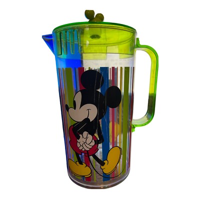 Disney Store Mickey Mouse Melamine Drink Beverage pitcher Outdoor | eBay