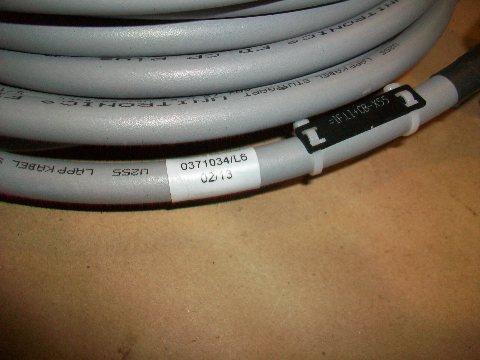 Trumpf Laser Machine Communications Cable 0371034/L6 IF.LI+CH-X55 NEW ...