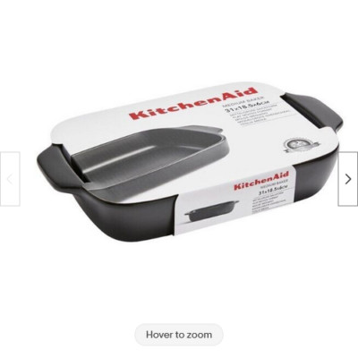 Coles KitchenAid Ovenware Stoneware MEDIUM BAKER 31 x 18.5 x 6cm - FREE ...