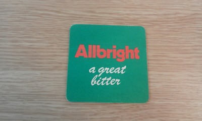 Allbright Bitter Beermat | eBay UK