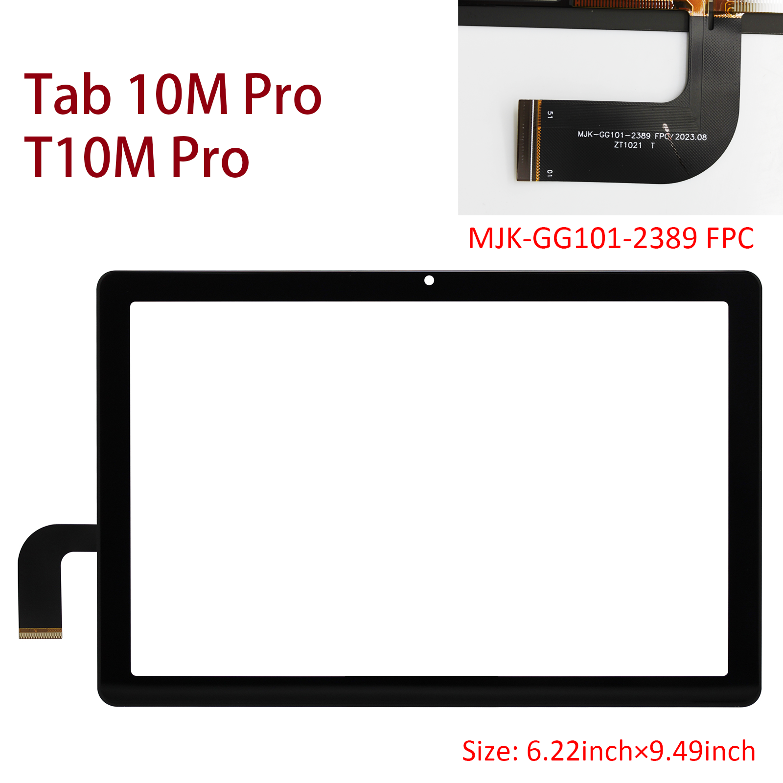 Digitizer Touch Screen Glass For Vortex Tab 10 T10M Pro Plus Pro+ ...