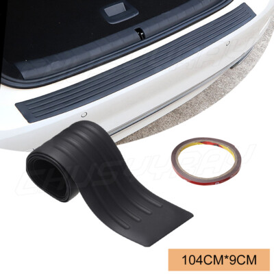 For Volvo Rear Bumper Boot Sill Protector Rubber Strip Black Anti ...