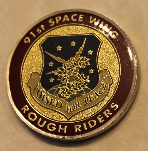 91st Space Wing Command Chief Master Sergeant Air Force Challenge Coin ...