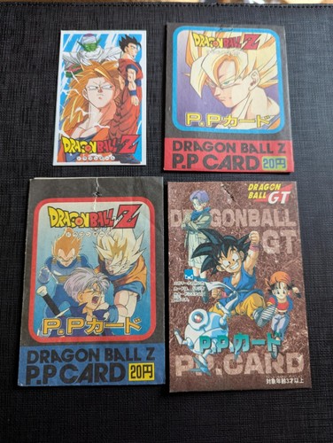 Dragon Ball Card Collection Carte Dbz PP pack bag empty booster rare ...