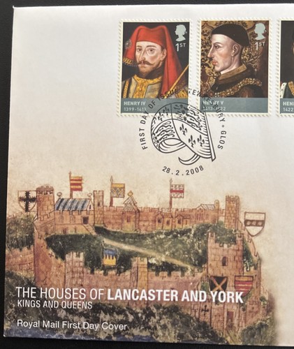Great Britain FDC 2008 The House of Lancaster & York Kings & Queens | eBay