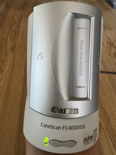 Canon CanoScan FS-4000 US 35mm film-scanner W/ Power Cable. *no Tray ...