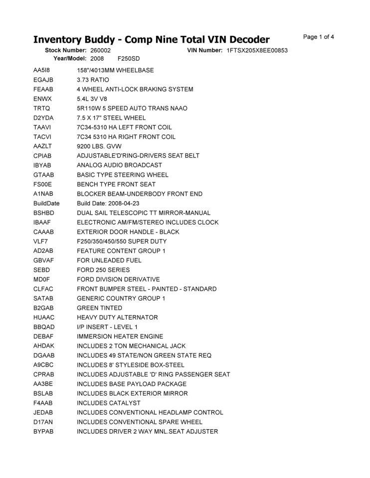 Speedometer Cluster MPH Fits 08 FORD F250SD PICKUP 496791 | eBay