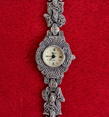 Vintage Silver Watch Marcagit Figly Art Nouveau Working Used | eBay