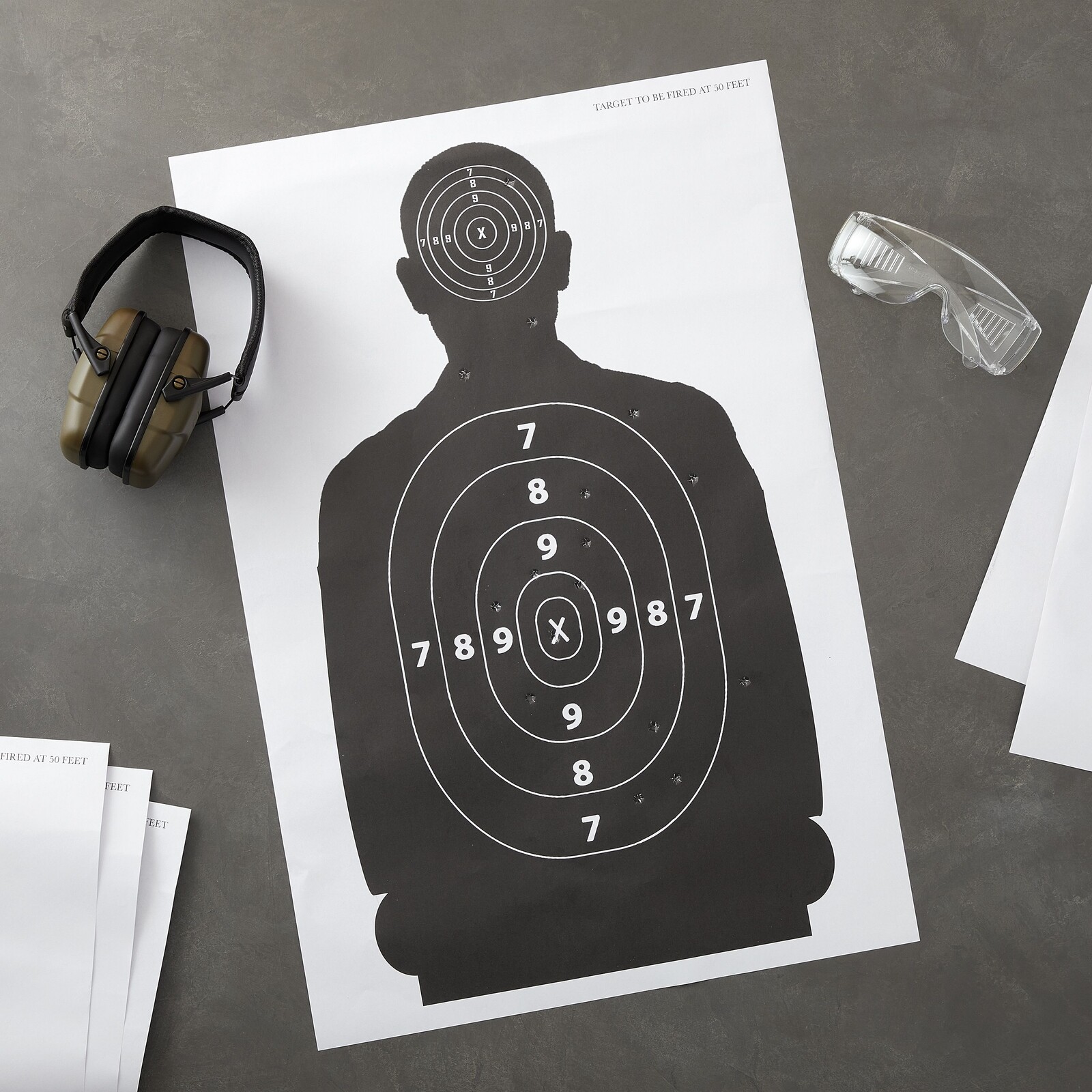 Juvale 17 x 25 inch Shooting Range Paper Silhouette Targets for ...