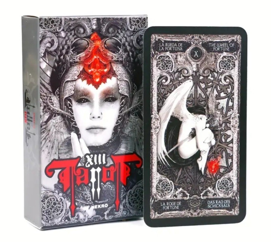 Dark Tarot XIII Card Deck with booklet included 78-card Occult Oracle ...