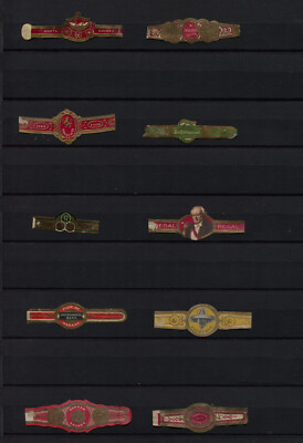 Nice Lot of 10 Vintage 1960s Cigar Bands Labels Different Brands Set 4 ...