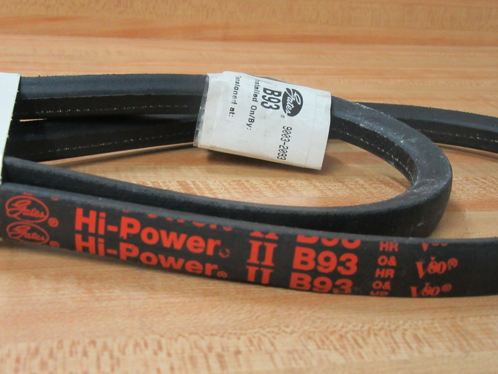Gates B93 Belt Hi-power II Oil & Heat Resistant 9003-2093 for sale ...