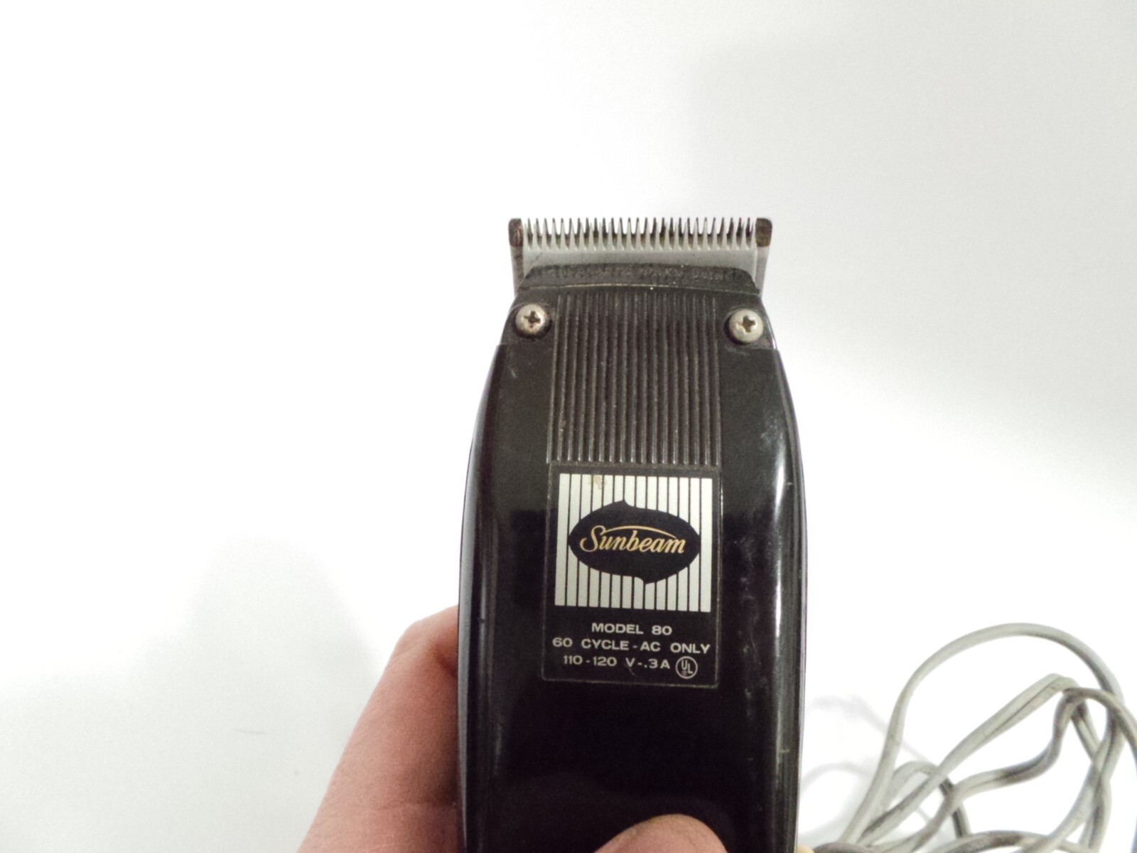 Vintage Sunbeam Model 80 Hair Clippers 60 Cycle -110-120 Volt, 100% ...