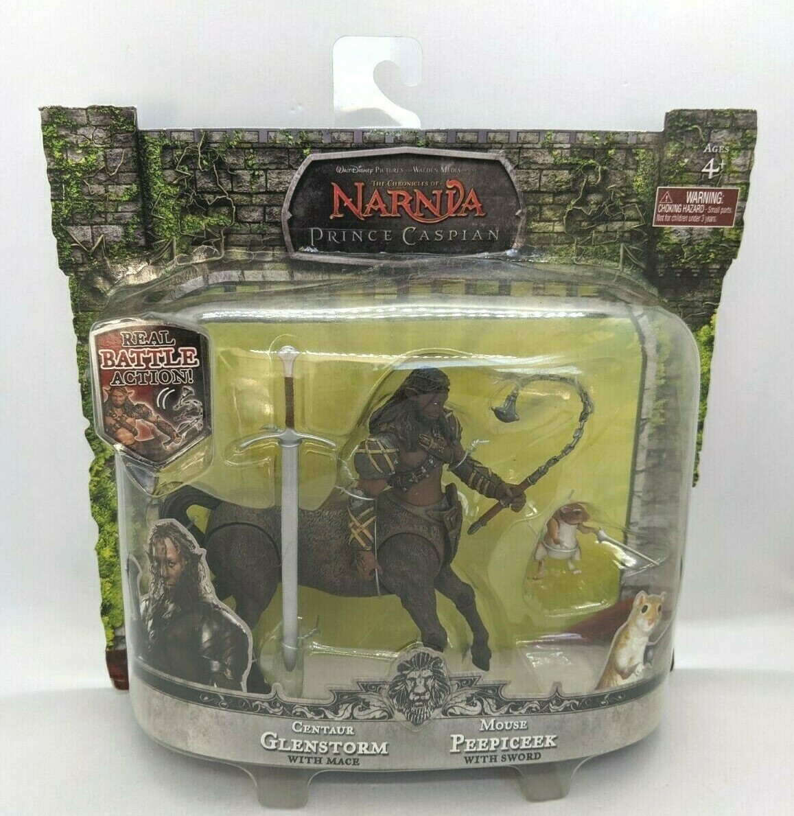Narnia Prince Caspian 2007 Action Figurines Glenstorm and Peepiceek for ...