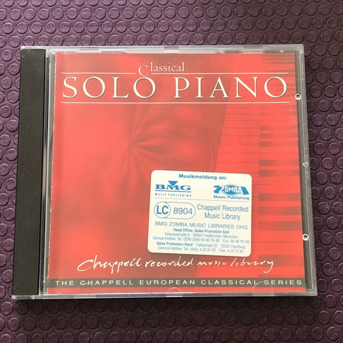 CLASSICAL SOLO PIANO CD CHAPPELL RECORDED MUSIC LIBRARY STOCK OST CHAP ...
