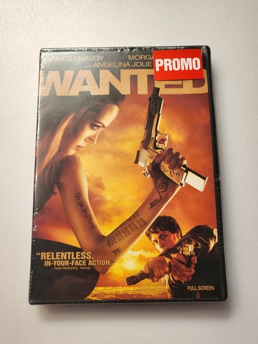 Wanted DVD - Wanted Movie - Angelina Jolie James McAvoy - NEW SEALED ...