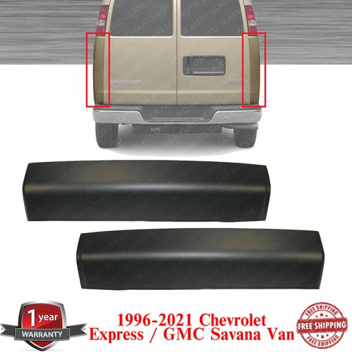 2 Rear Quarter Panel Extension Primed For 1996-2021 Express / Savana ...