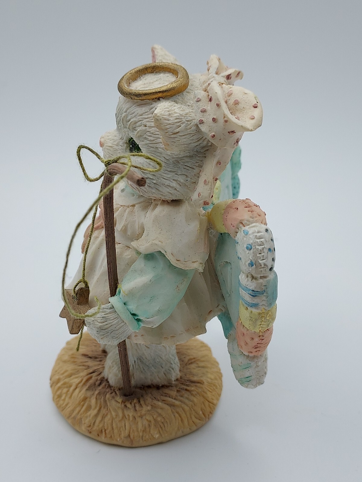 Enesco Calico Kittens Cat Figurine #628468 "A Purr-fect Angel" 1993 P ...