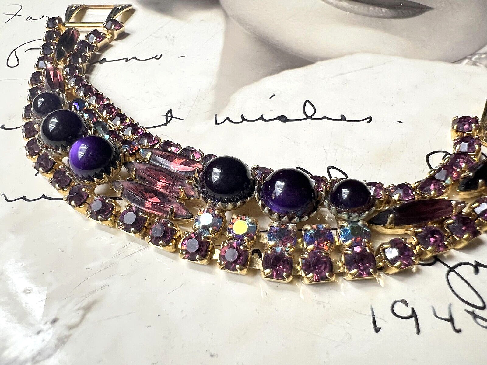 ALICE CAVINESS EXTRAORDINARY VINTAGE BRACELET PURPLE … - Gem