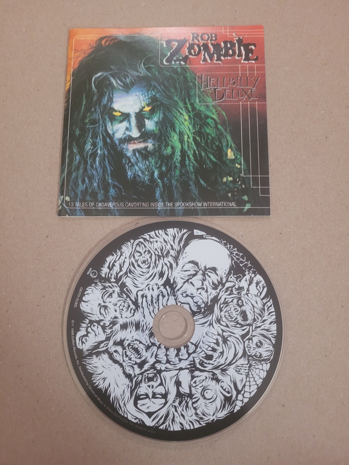 Hellbilly Deluxe Rob Zombie CD Music Audio Rock With Book Insert Good ...