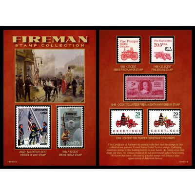 NEW Fireman Stamp Collection 14961 | eBay