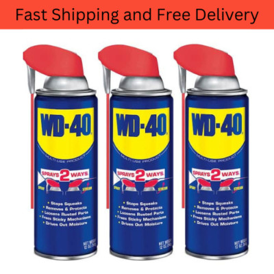 NEW Multi Purpose Original WD-40 Formula Lubricant Spray 3-PACK w ...