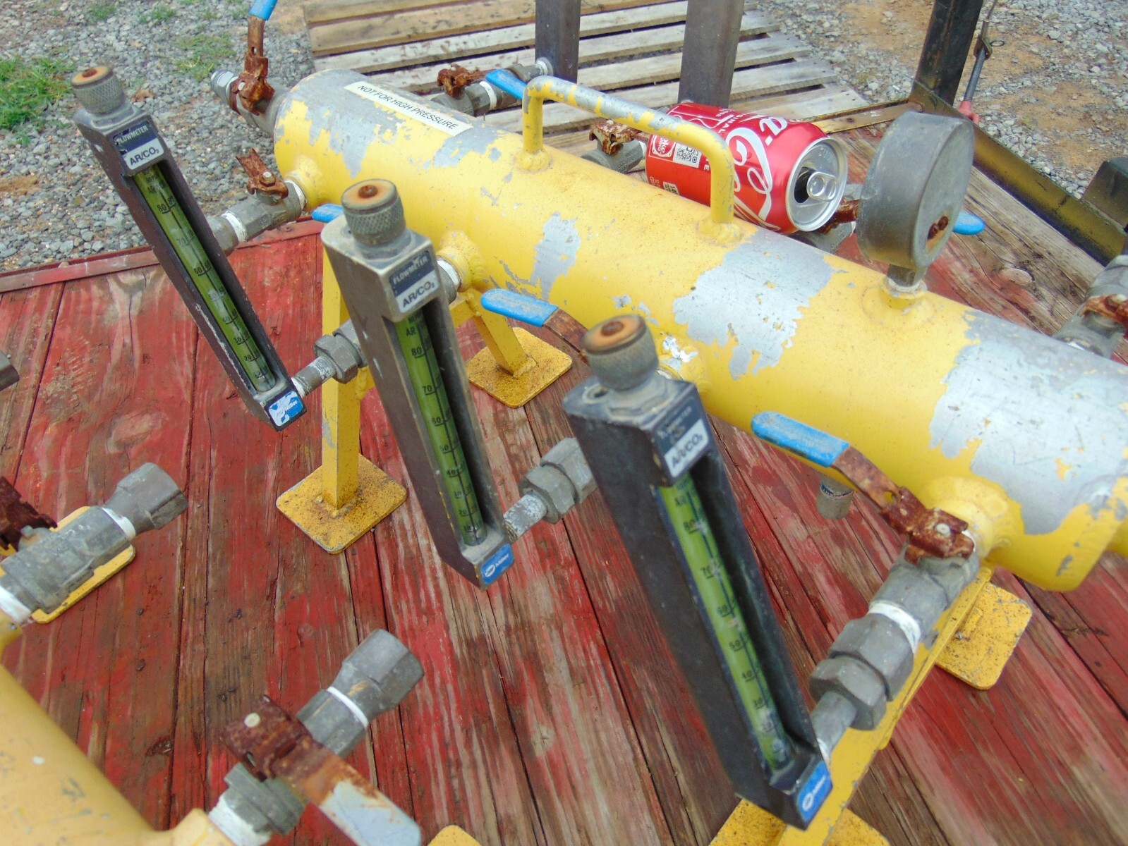 (1) Pneumatic Air Spider Tank Multi-Port for Air Compressor Multi Tools ...