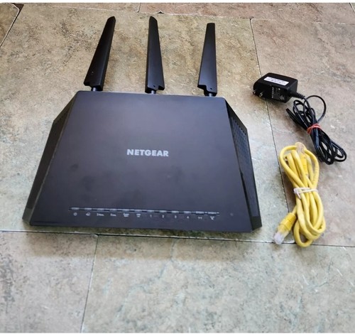 NETGEAR Nighthawk R7350 2400 Mbps 4-Port WI-FI Wireless Router Internet ...