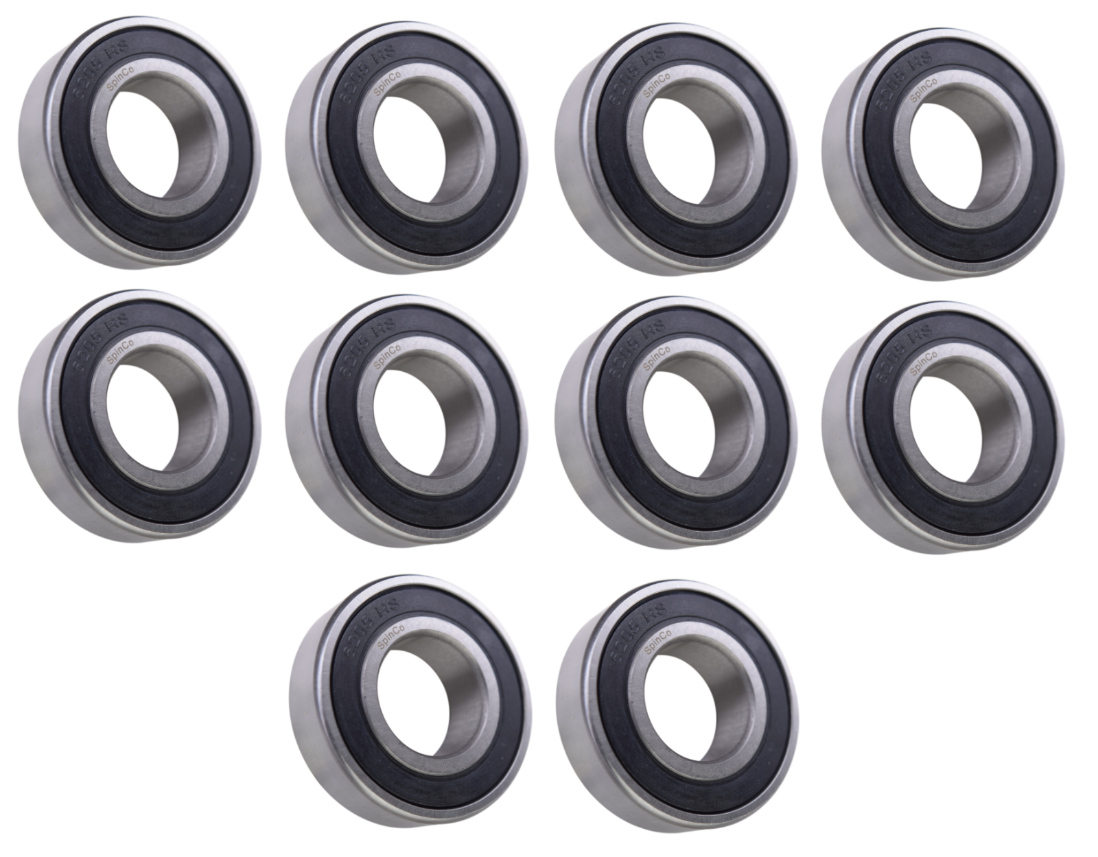 (10 Each) 6205-2RS, 6205LLU, 205PP Sealed Radial Ball Bearing 25X52X15 ...