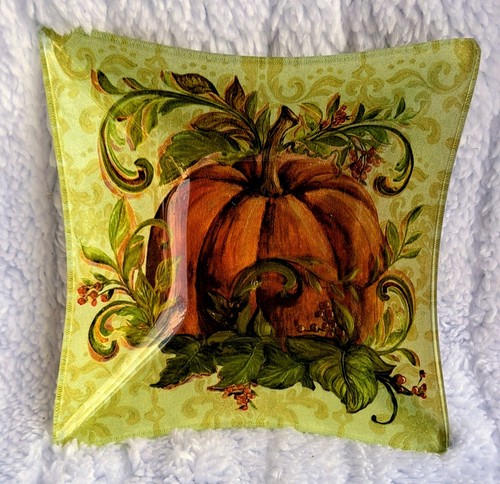 PRIMA Design NY Square Glass Bowl Dish - Fall- Thanksgiving - Pumpkins ...