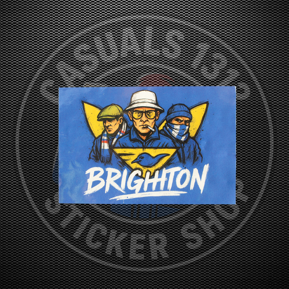 Brighton Casuals Stickers | 9x6cm | Away Days | Football | Ultras | On ...