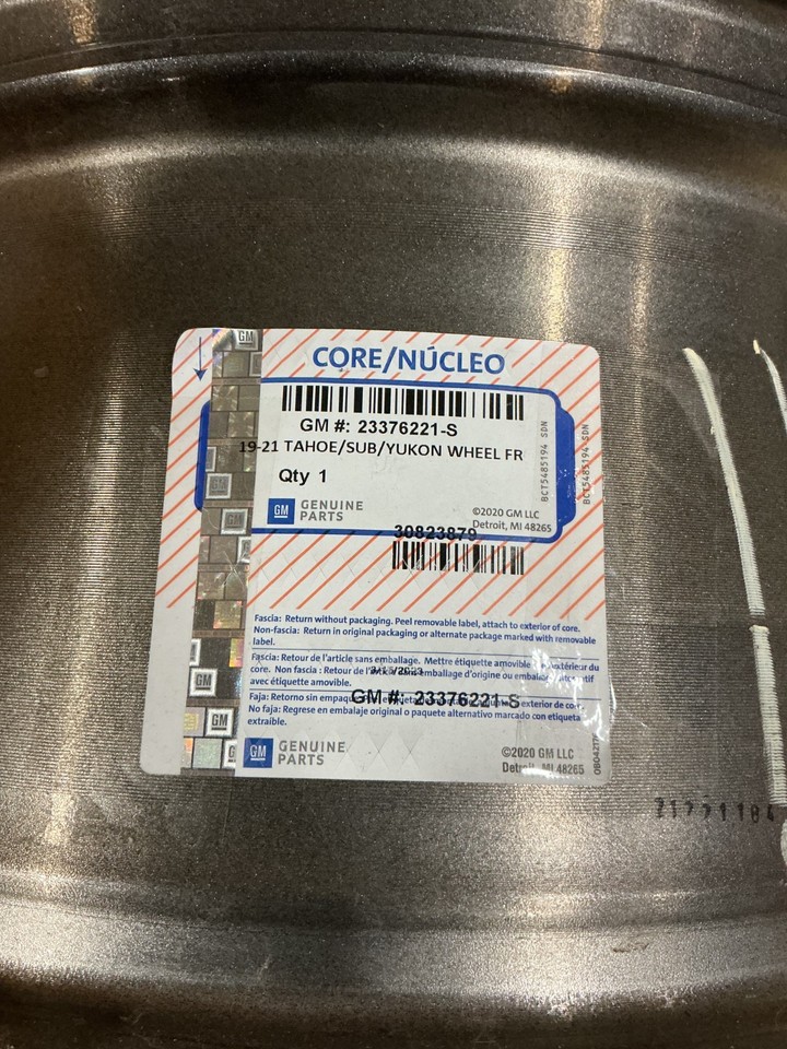 2019-2025 Chevrolet Silverado Yukon Sierra 20-inch Wheel Alloy OEM ...