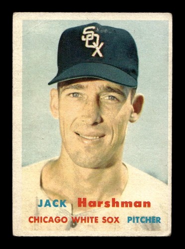 1957 Topps #152 Jack Harshman White Sox VG+ *j9 | eBay