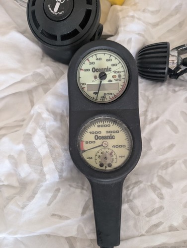 US Divers conshelf SE2 Mouthpiece & Regulator Octopus Oceanic Gages ...