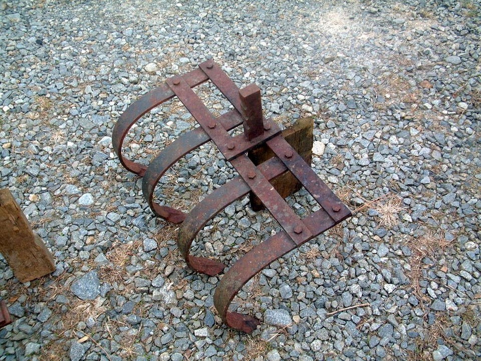 Small all Purpose Spring Plow, heavy duty, small Tractor/4 Wheeler 18 ...