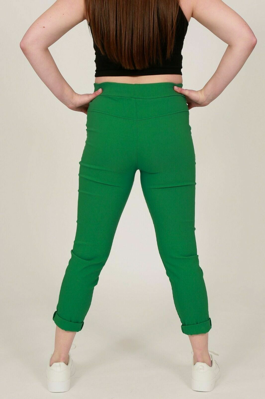 Womens Lagenlook Italian Magic Pants Ladies Casual Stretch Jogger Style ...