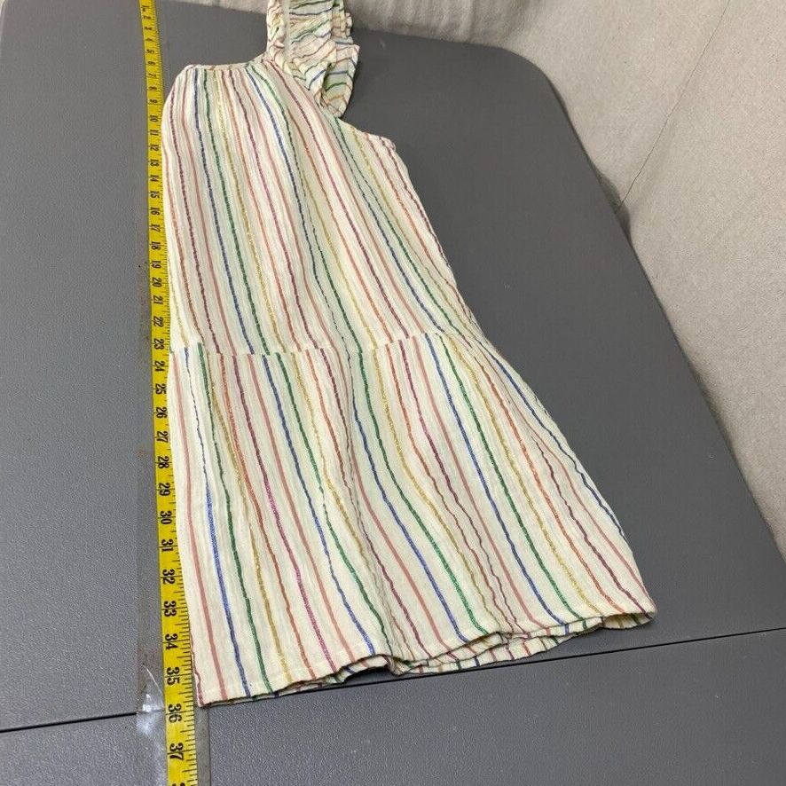 Gap Womens Rainbow Stripe Mini Dress Size XXL Crinkle Gauze Boho ...