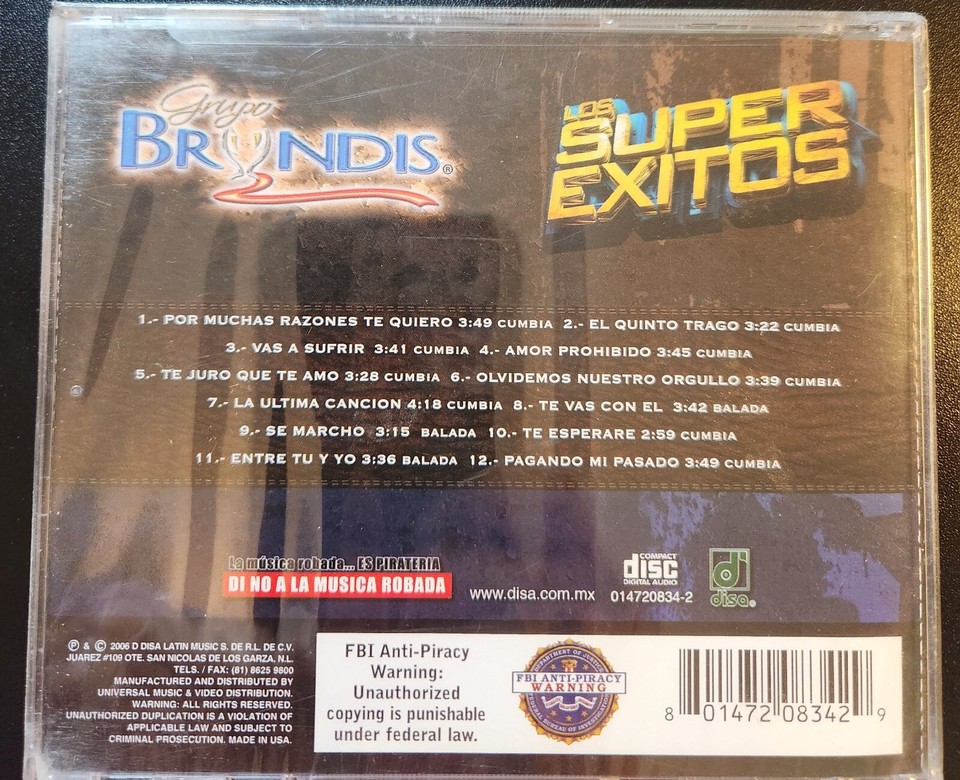 GRUPO BRYNDIS - LOS SUPER EXITOS (2006 CD) | eBay