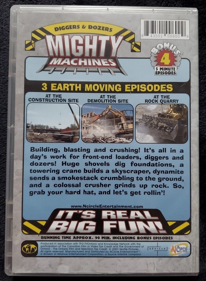 Mighty Machine: Diggers Dozers (DVD, 2006) 843501006009 | eBay
